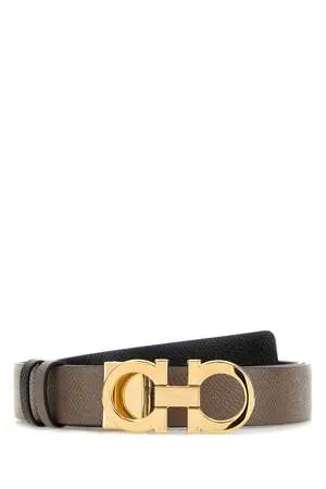 FERRAGAMO Gancini Buckle Reversible Leather Belt