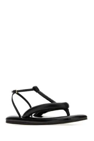 Givenchy Leather Boudoir Thong Sandals - Black
