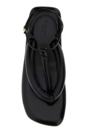 Givenchy Leather Boudoir Thong Sandals - Black