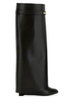 Givenchy Leather Shark Boots - Black