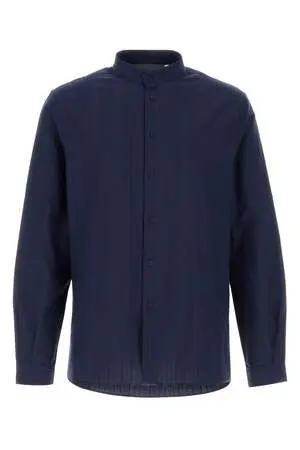Brunello Cucinelli Navy Cotton Shirt