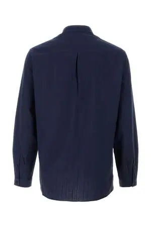 Brunello Cucinelli Navy Cotton Shirt