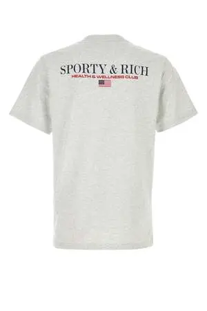Sporty & Rich Melange Cotton T-shirt