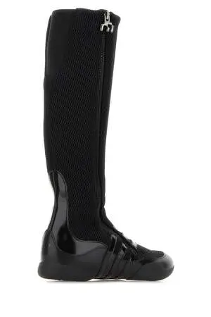 ADIDAS BY MIAOU Mesh And Leather Boots