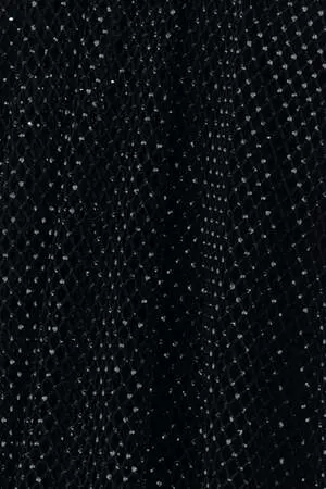 Sportmax Mesh Rhinestone Top - Black