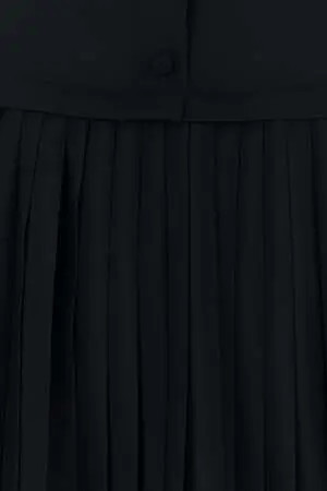 Versace Crepe Mini Dress With Detachable Scarf