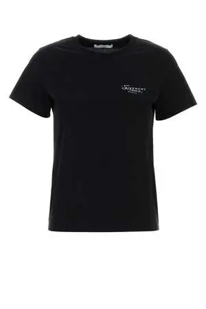 Givenchy Cotton T-shirt With Stamp Print - Black