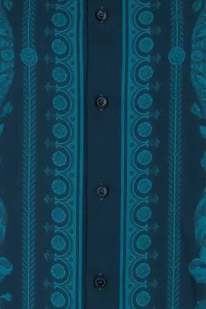 Versace Printed Twill Shirt - White