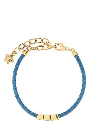 Versace Light Leather Bracelet - Blue