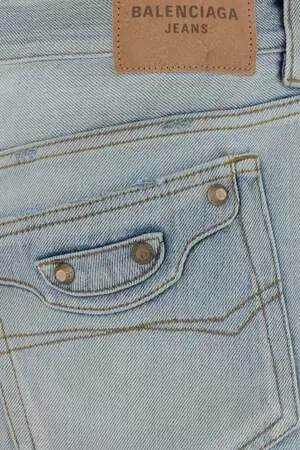 Balenciaga Denim Mini Skirt - Blue