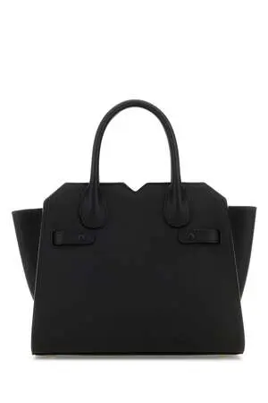 VALEXTRA Leather Handbag - Black