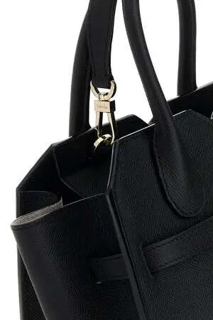 VALEXTRA Leather Handbag - Black