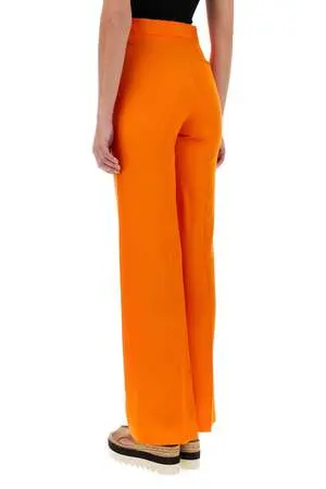 Stella McCartney Fluo Viscose Wide-leg Pants