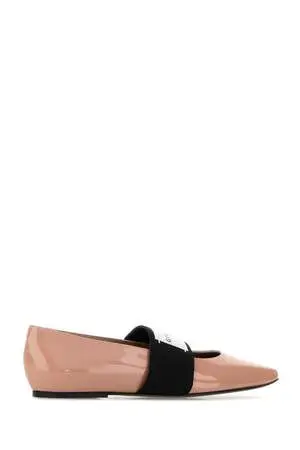 Givenchy Leather Squared Ballerinas