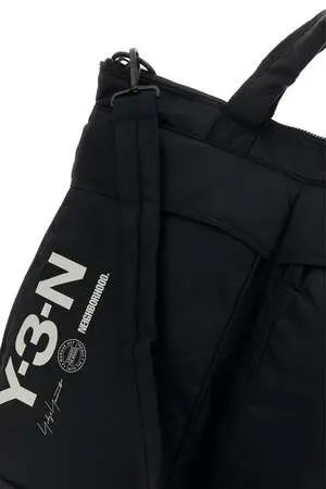 Y-3 YOHJI YAMAMOTO ADIDAS Y-3 Yamamoto Fabric Shopping Bag With Printed Logo