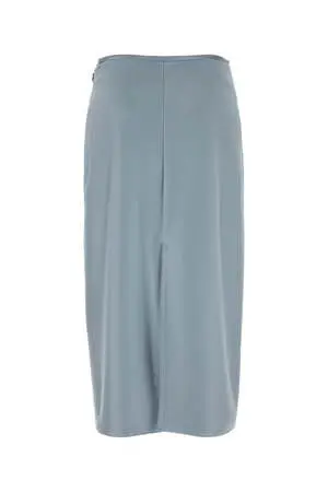 Ami Stretch Satin Skirt