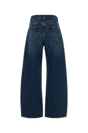 FRAME The Bow Wide-leg Jeans - Blue