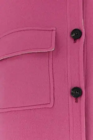 AFTERCOAT Wool And Cashmere Blend Coat - Pink