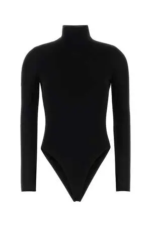 Alaïa Viscose Bodysuit With Heart-shaped Back Opening