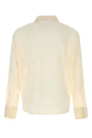 Séfr Cream Cotton Ignacio Shirt - Yellow