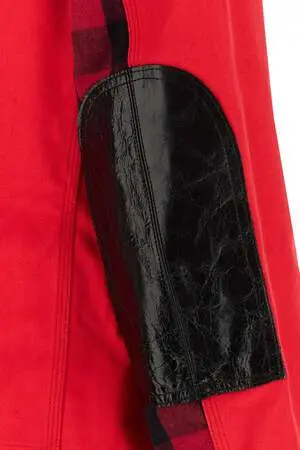 Junya Watanabe Denim Jacket With Contrasting Collar And Pockets