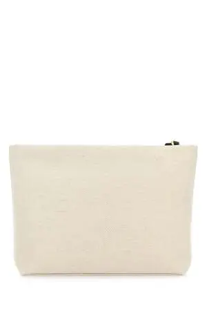 Givenchy Canvas Pouch - White