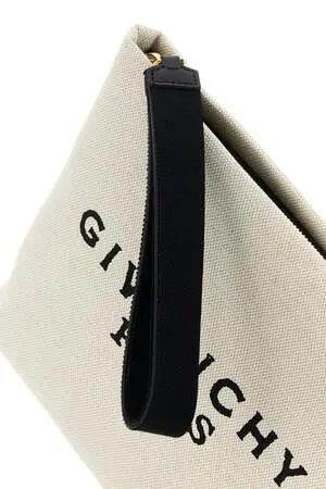 Givenchy Canvas Pouch - White
