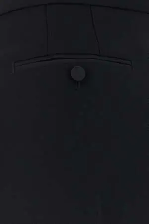 TOM FORD Wool Blend Tailored Trousers - Black