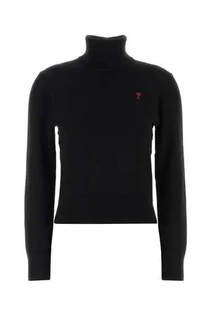 Ami Wool Sweater - Black