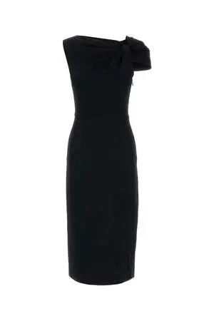 Givenchy Stretch Cady Dress With Decorative Knot