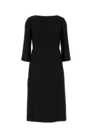 Valentino Garavani Wool Blend Dress With Bead Embellishments