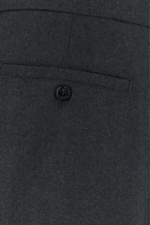 Ami Dark Wool Tailored Trousers - Grey