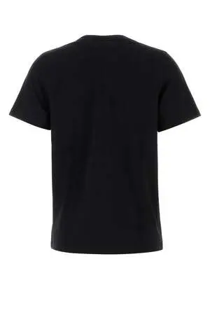 Maison Kitsuné Cotton T-shirt With Fox Head Patch - Black