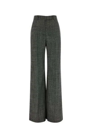 Valentino Garavani Two-tone Wool Palazzo Pant - White