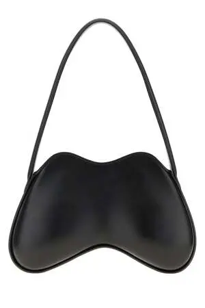 DIESEL® Leather Synthetic Leather Double-d Shoulder Bag - Black