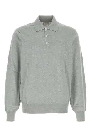Brunello Cucinelli Cotton Polo Shirt - Grey