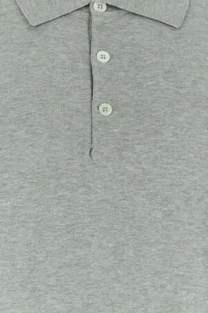 Brunello Cucinelli Cotton Polo Shirt - Grey