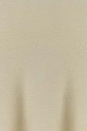 Alaïa Ivory Stretch Cashmere Blend Flared Skirt