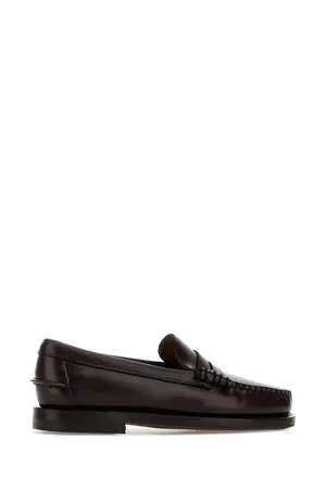 SEBAGO Classic Dan Loafers In Smooth Leather - Grey