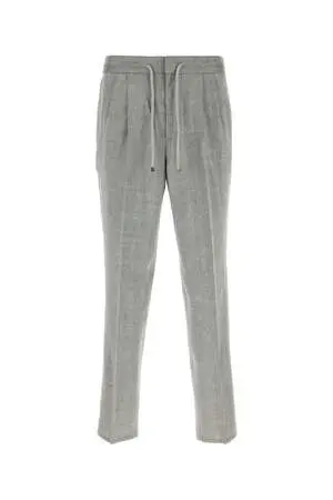 Brunello Cucinelli Linen Blend Pant - Grey