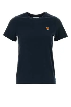 Maison Kitsuné Cotton T-shirt With Fox Head Patch