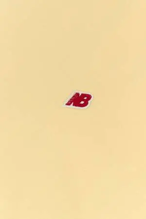 NEW BALANCE Pure Cotton Sweatshirt With Logo Patch