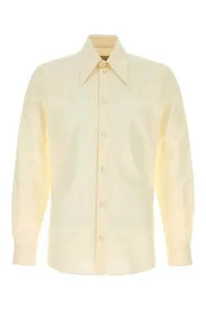 Valentino Garavani Cream Poplin Shirt - Yellow