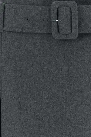A.p.c. Flannel Cecile Mini Skirt - Grey