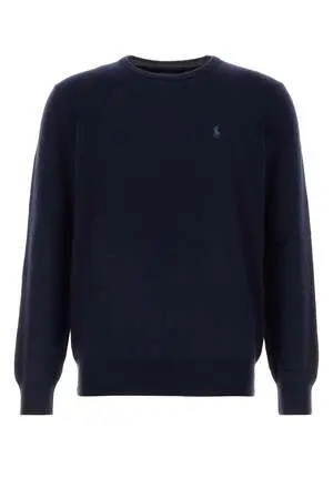 Polo Ralph Lauren Wool Pullover With Embroidered Logo - Blue