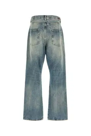 1989 STUDIO Stonewashed Denim Jeans With Ripped Details