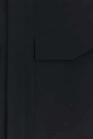 Veilance Coated Nylon Field Windbreaker Jacket - Black