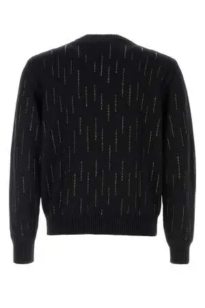 ERNEST W.BAKER Wool Cardigan With Patches