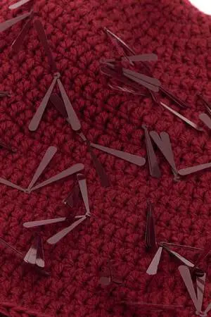 Alanui Crocheted Beanie Hat With Embellishments