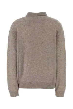 Le Kasha Dove Cashmere Crete Polo Shirt